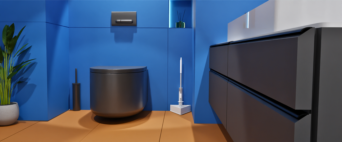 Pottymop™ Mini Bathroom Mop & Holder